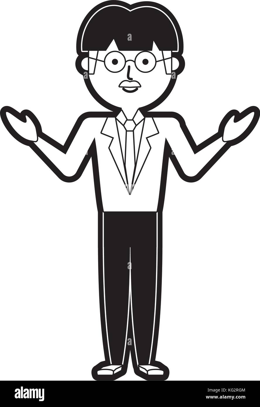 teacher man vector illustration Stock Vector Image & Art - Alamy