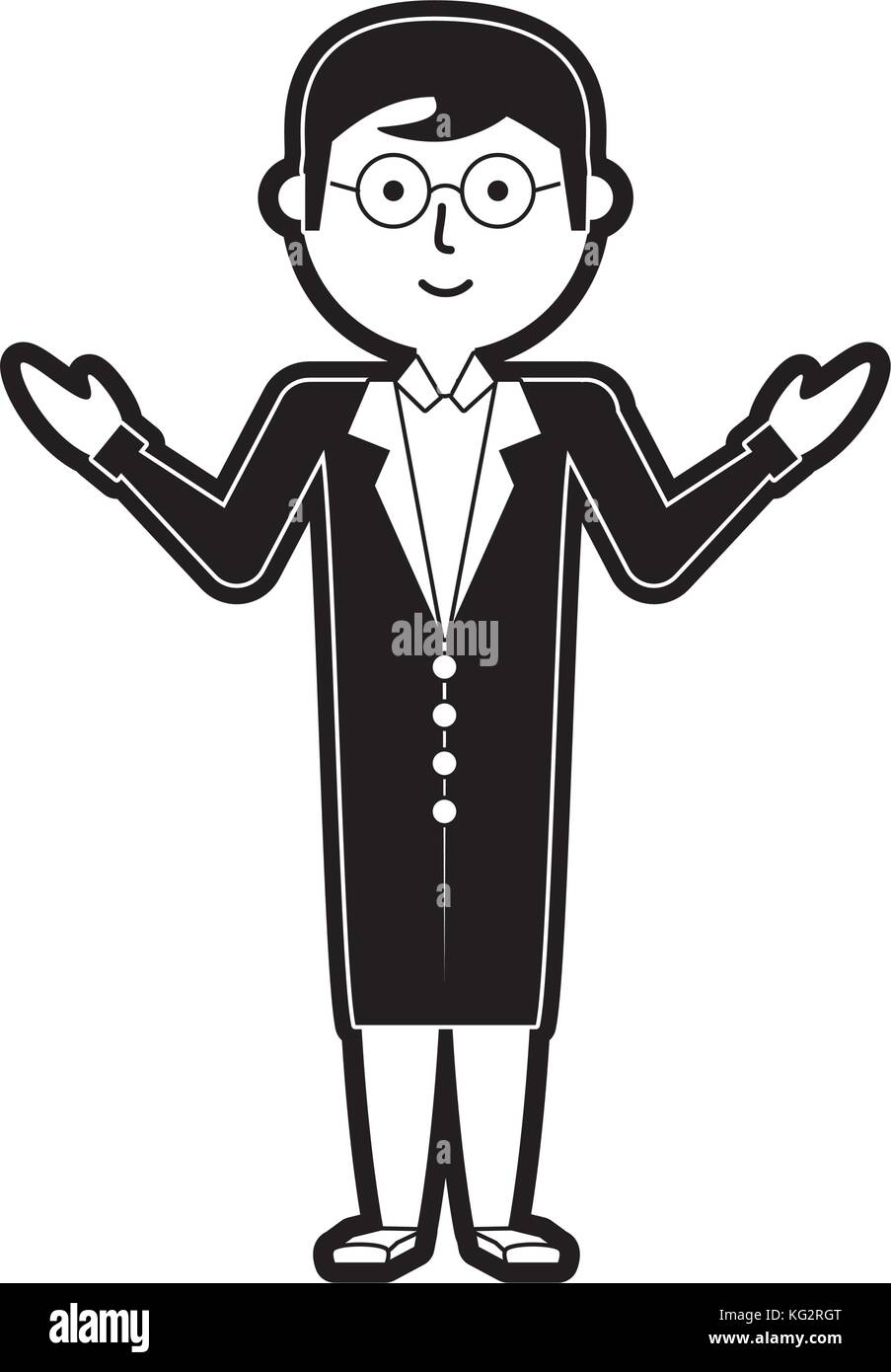 teacher man vector illustration Stock Vector Image & Art - Alamy