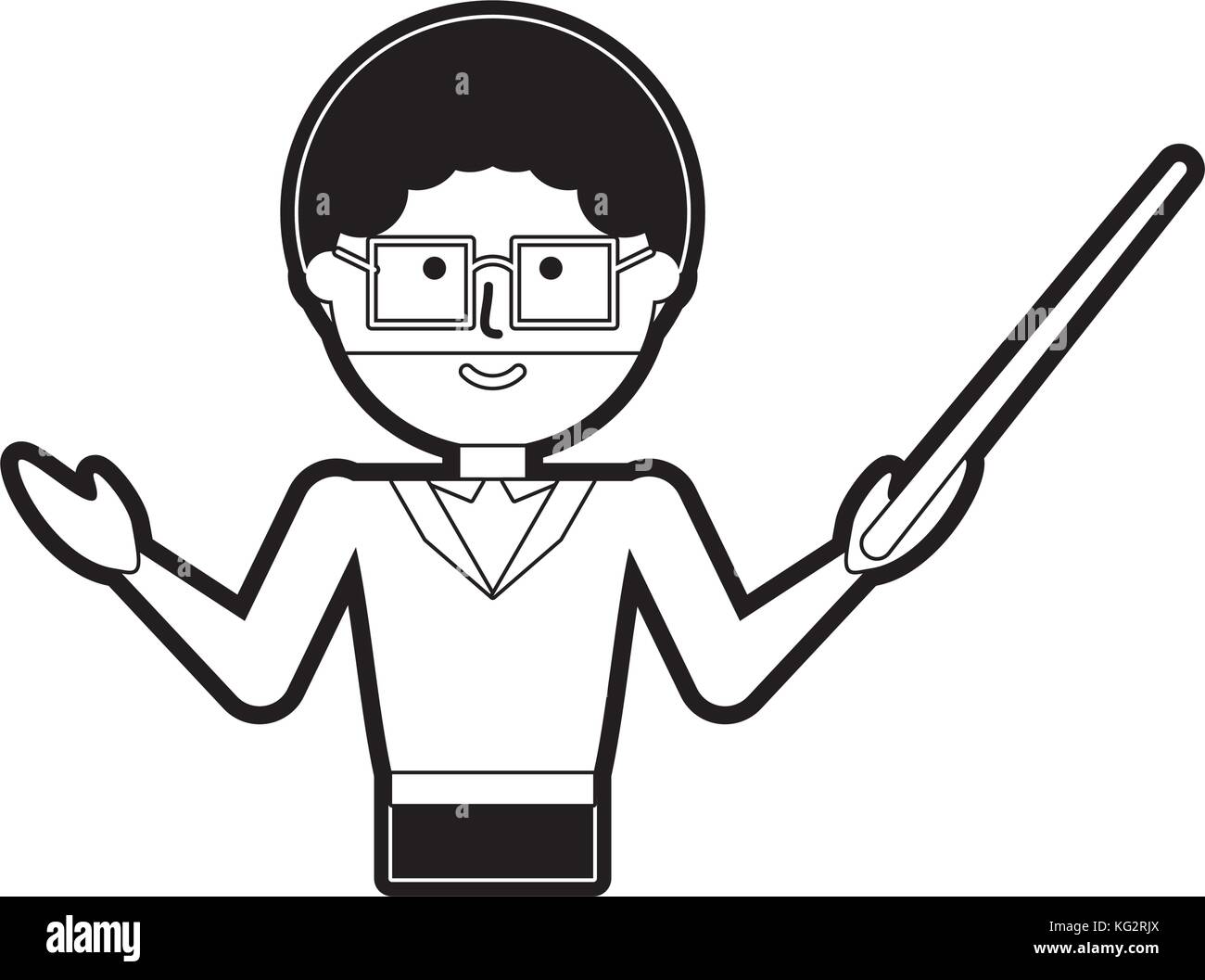 teacher man vector illustration Stock Vector Image & Art - Alamy