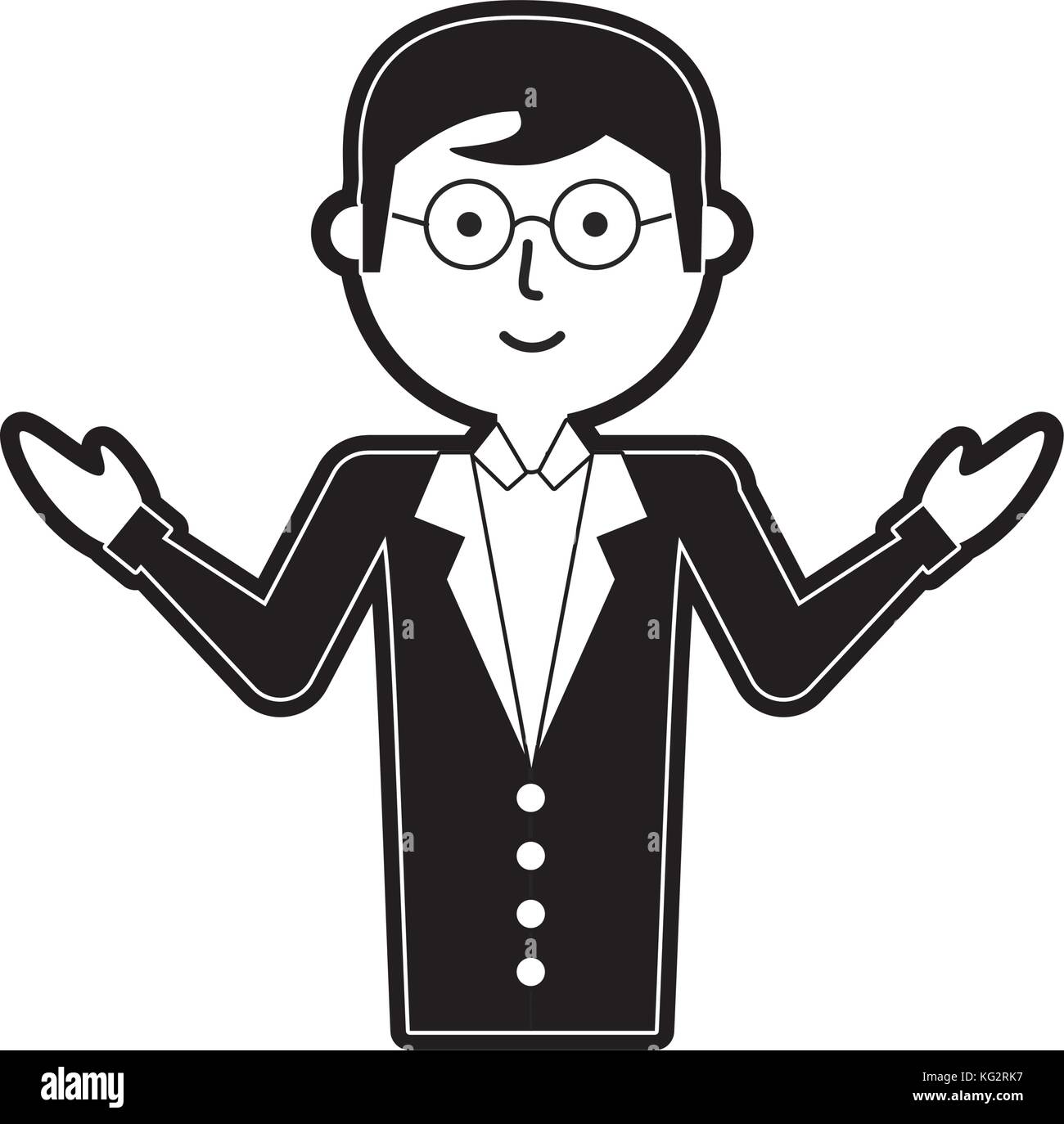 teacher man vector illustration Stock Vector Image & Art - Alamy