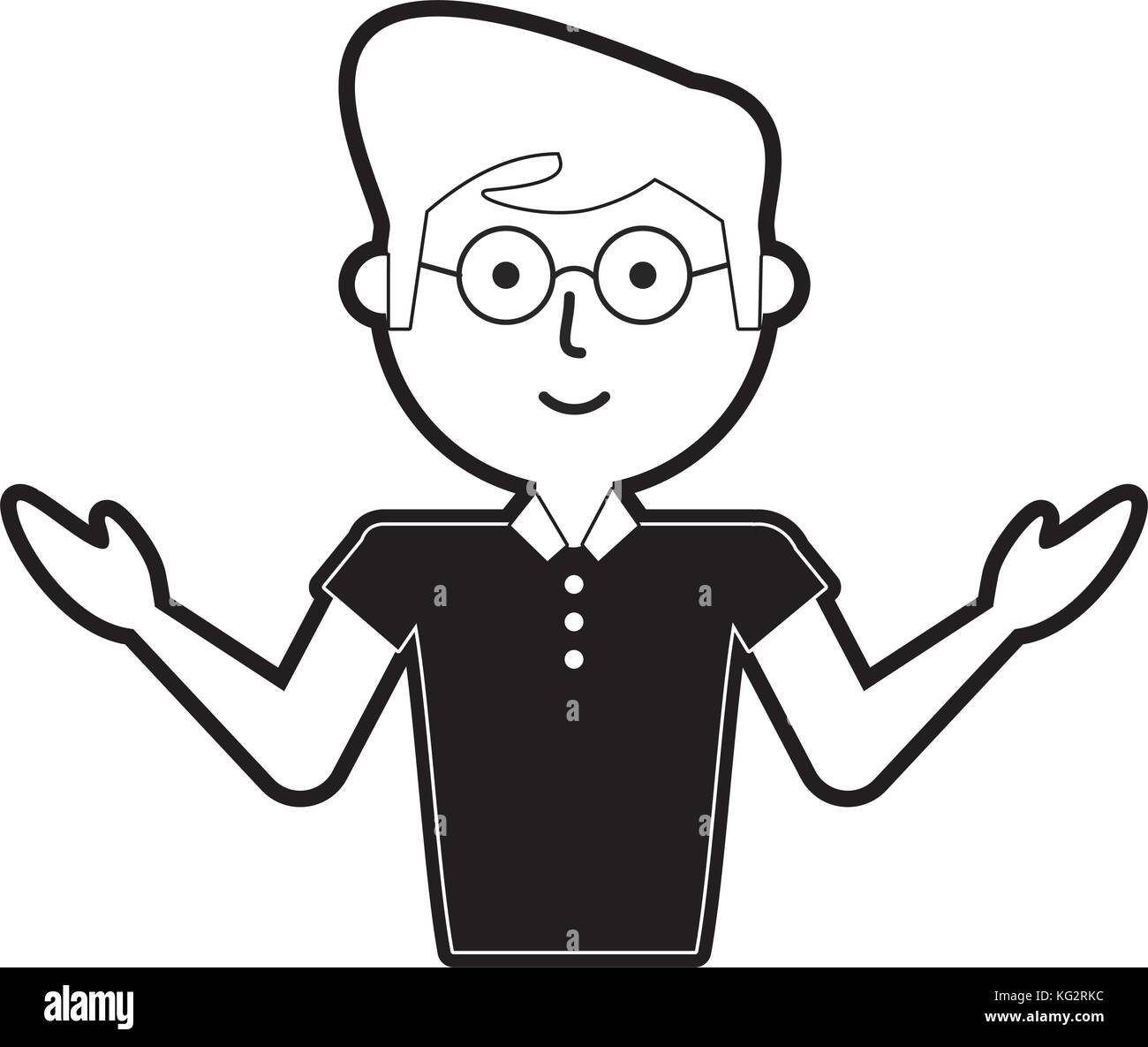 teacher man vector illustration Stock Vector Image & Art - Alamy