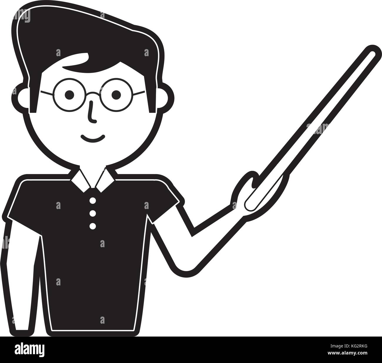 teacher man vector illustration Stock Vector Image & Art - Alamy