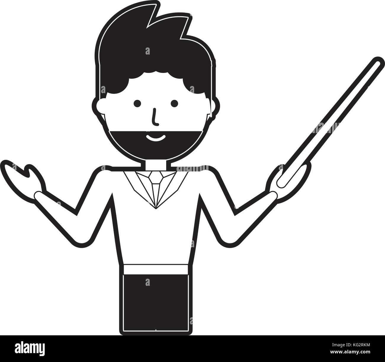 teacher man vector illustration Stock Vector Image & Art - Alamy