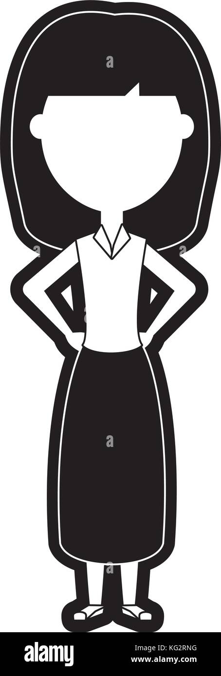 teacher woman vector illustration Stock Vector Image & Art - Alamy