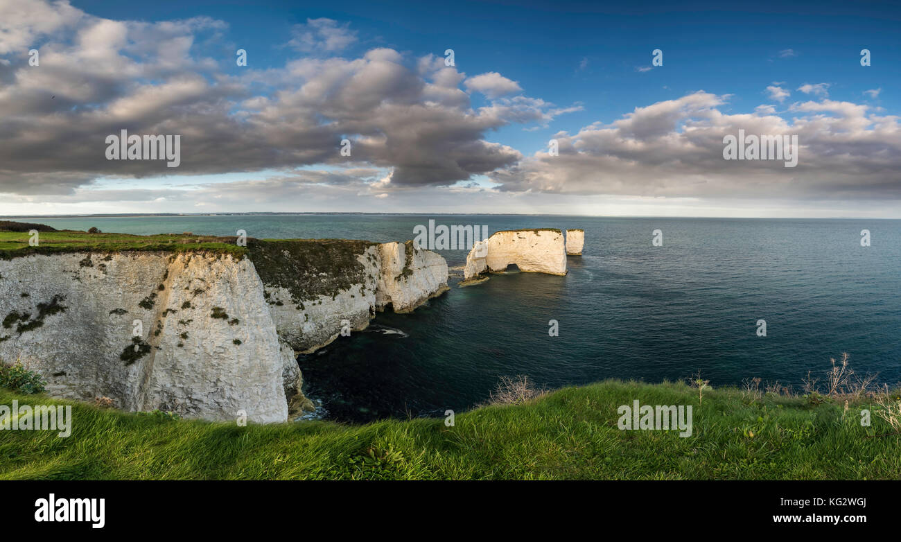 Old Harry Rocks, Jurassic Coast, Dorset, England Stock Photo - Alamy