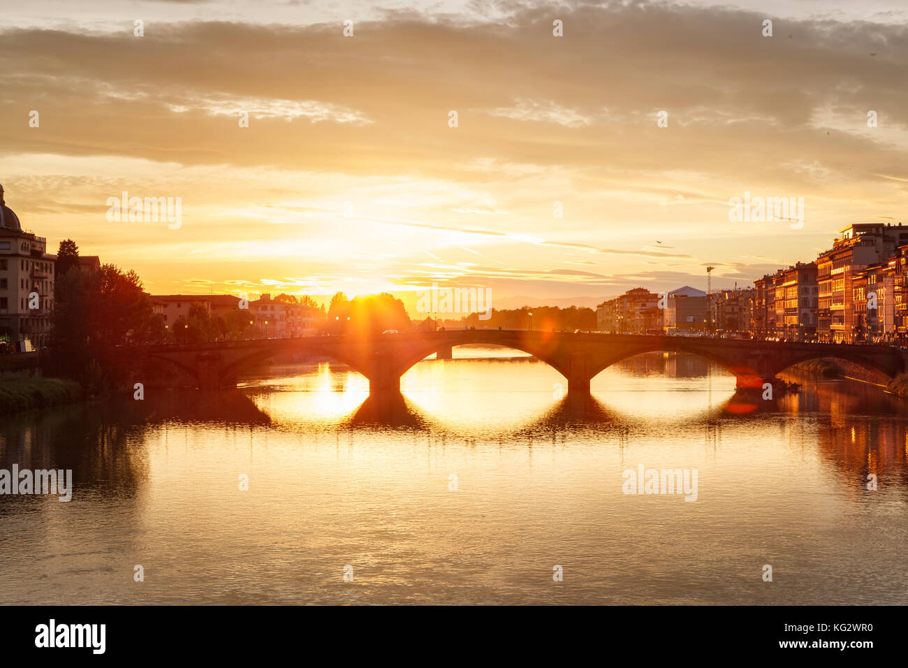 Sunset over florence in hi-res stock photography and images - Alamy