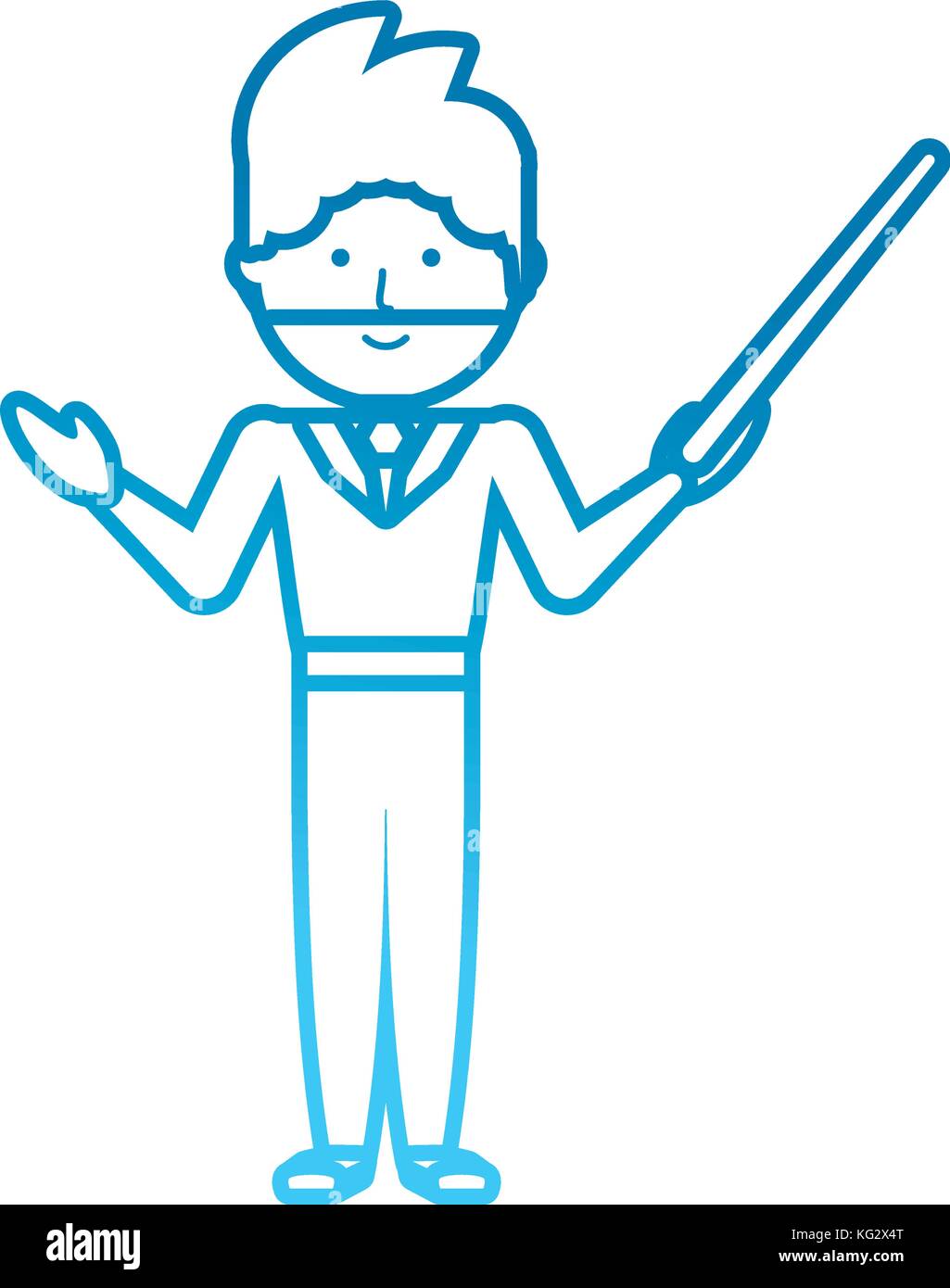 teacher man vector illustration Stock Vector Image & Art - Alamy