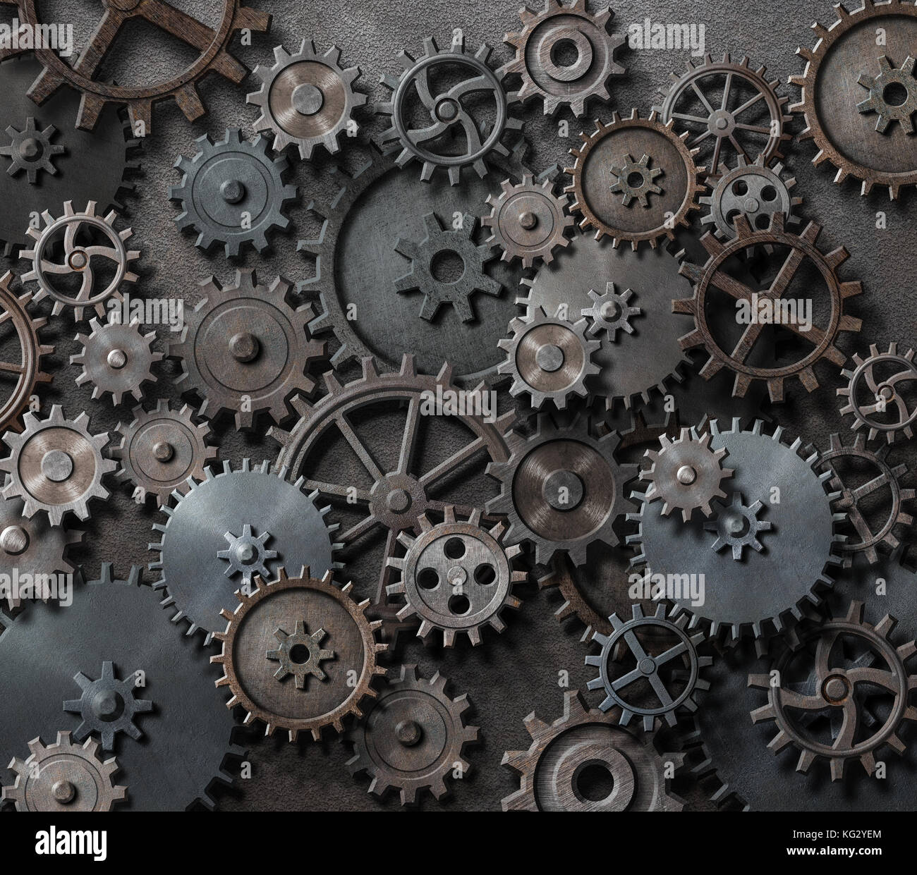Abstract industrial technology background gears hi-res stock ...