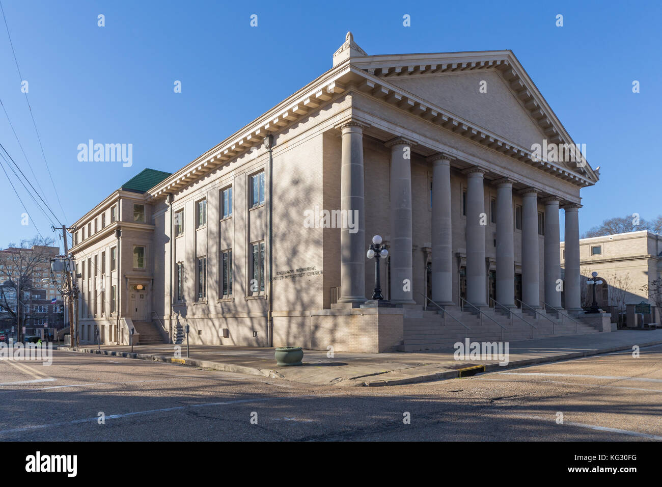 Old Classical Building in Downtown Jackson, Mississippi Stock Photo - Alamy