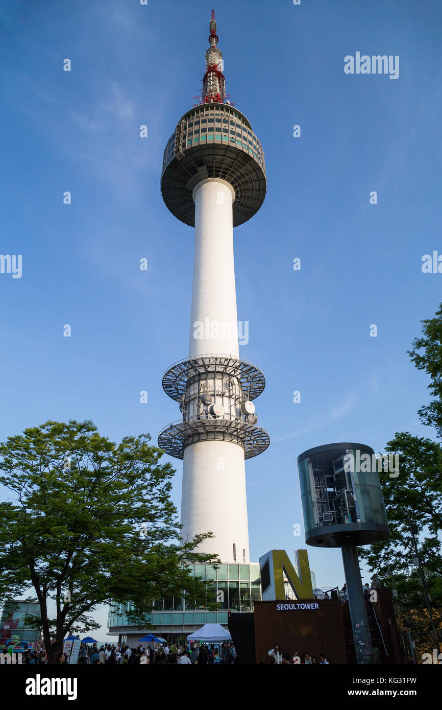 Namsan Tower in Seoul, South Korea Stock Photo - Alamy