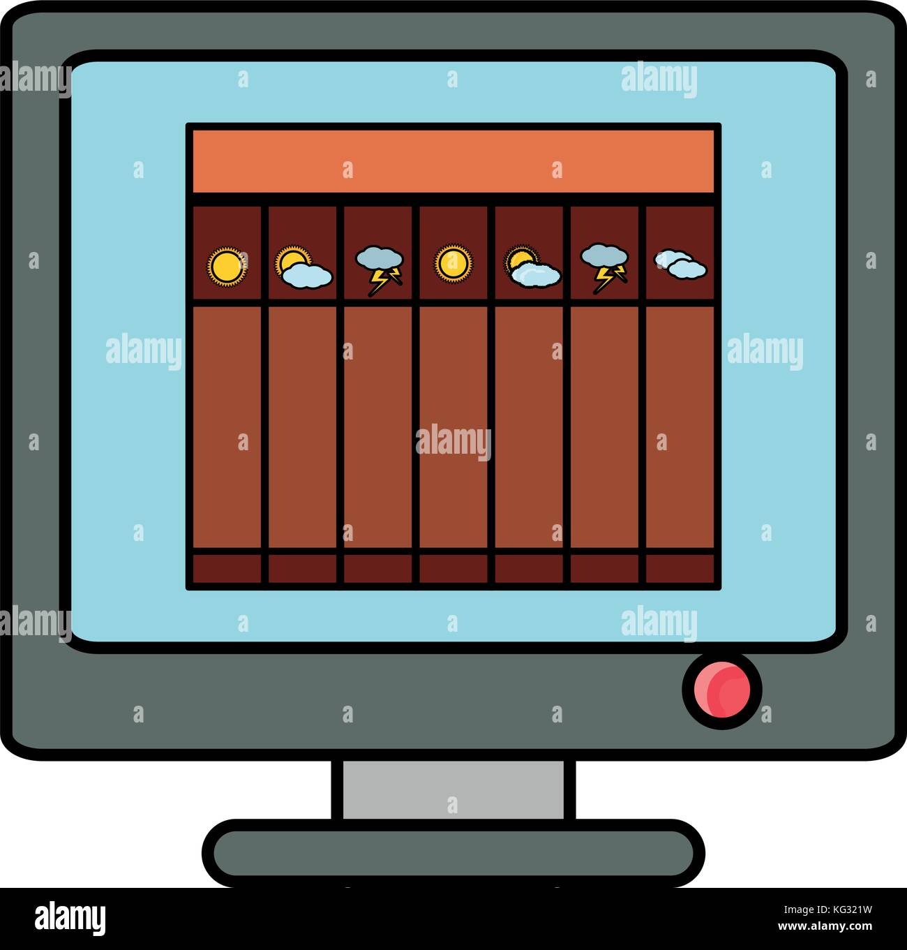 screen vector illustration Stock Vector Image & Art - Alamy