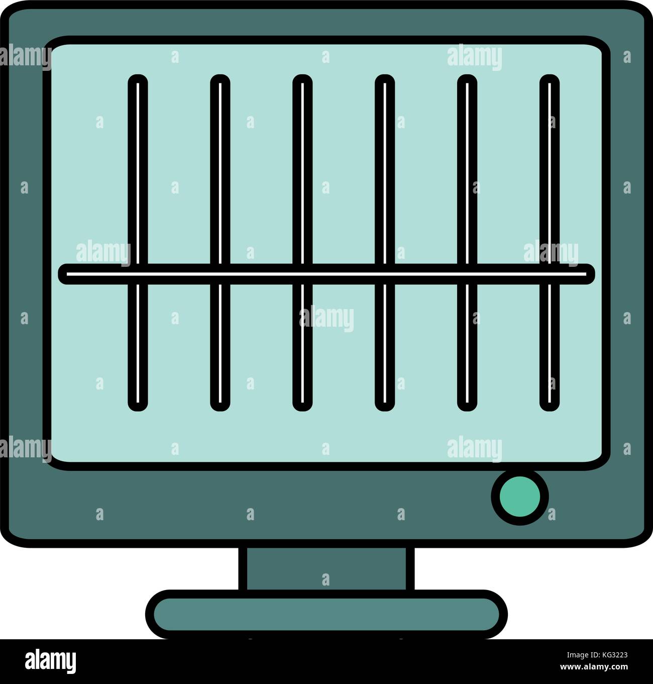 screen vector illustration Stock Vector Image & Art - Alamy