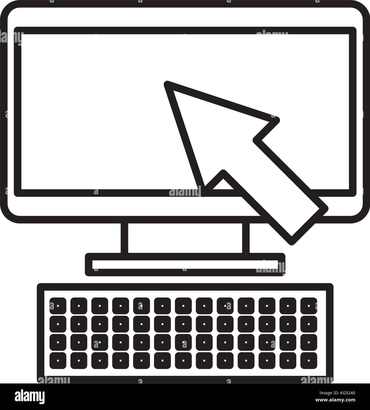 Computer Arrow High Resolution Stock Photography and Images - Alamy