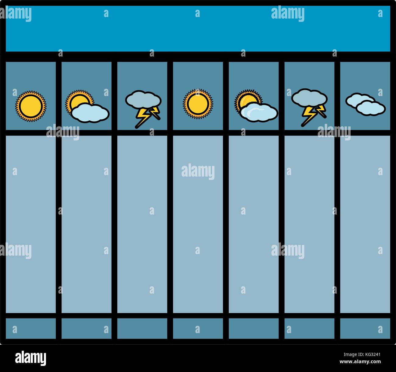 weather report vector illustration Stock Vector Image & Art - Alamy