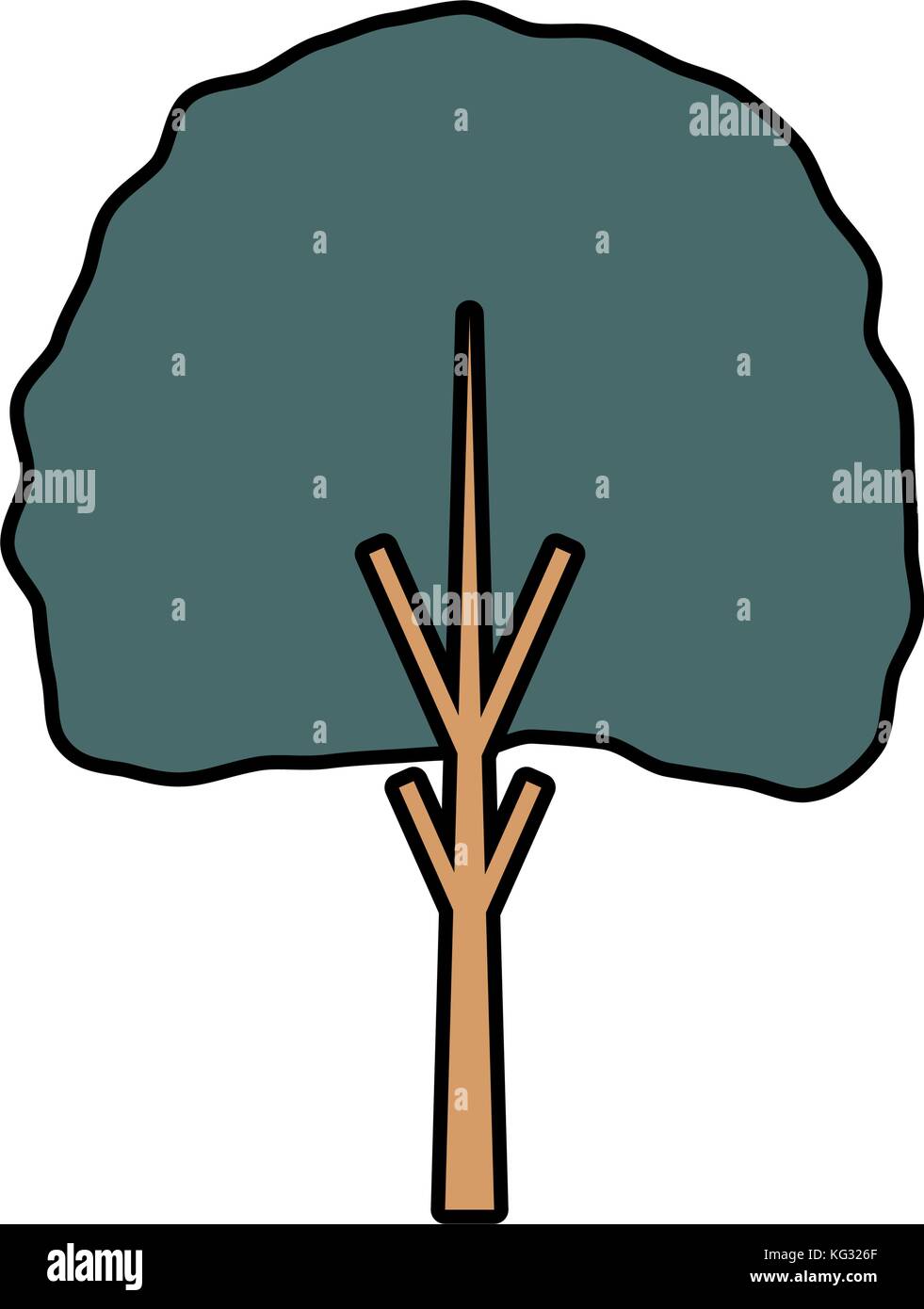 tree vector illustration Stock Vector Image & Art - Alamy