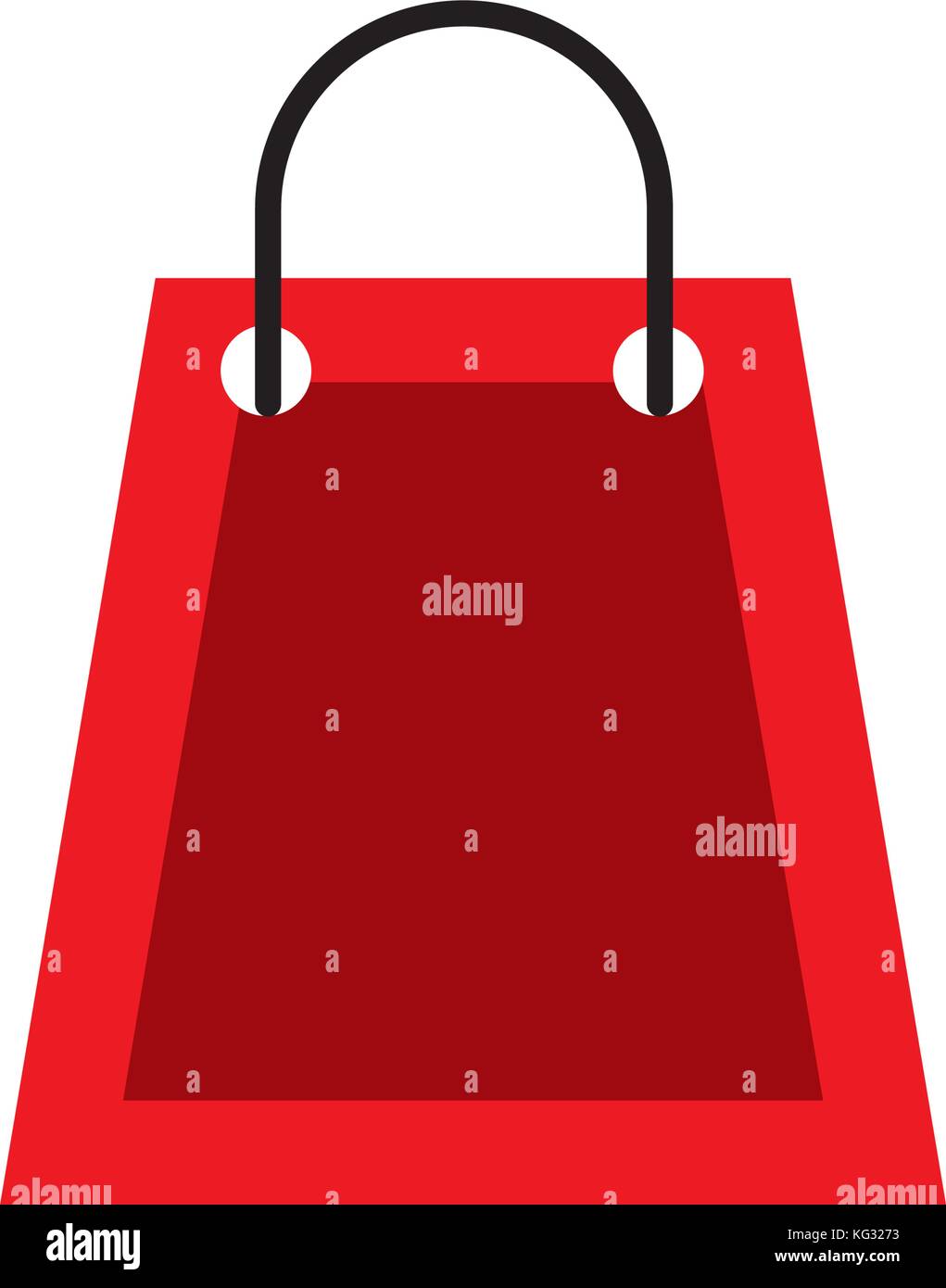 paper shopping bag commerce market digital symbol Stock Vector Image ...