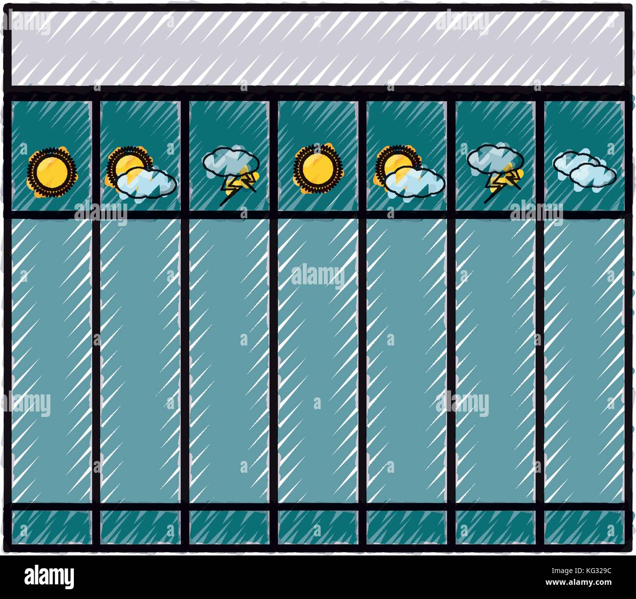 weather report vector illustration Stock Vector Image & Art - Alamy
