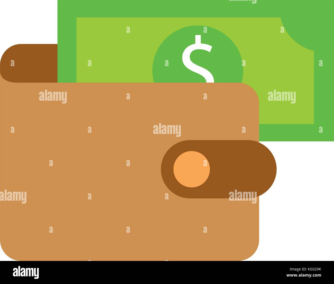 banking wallet banknote money safe cash Stock Vector Image & Art - Alamy