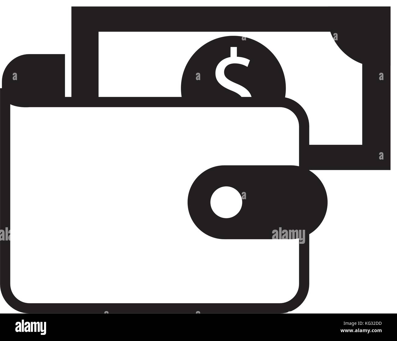 banking wallet banknote money safe cash Stock Vector Image & Art - Alamy