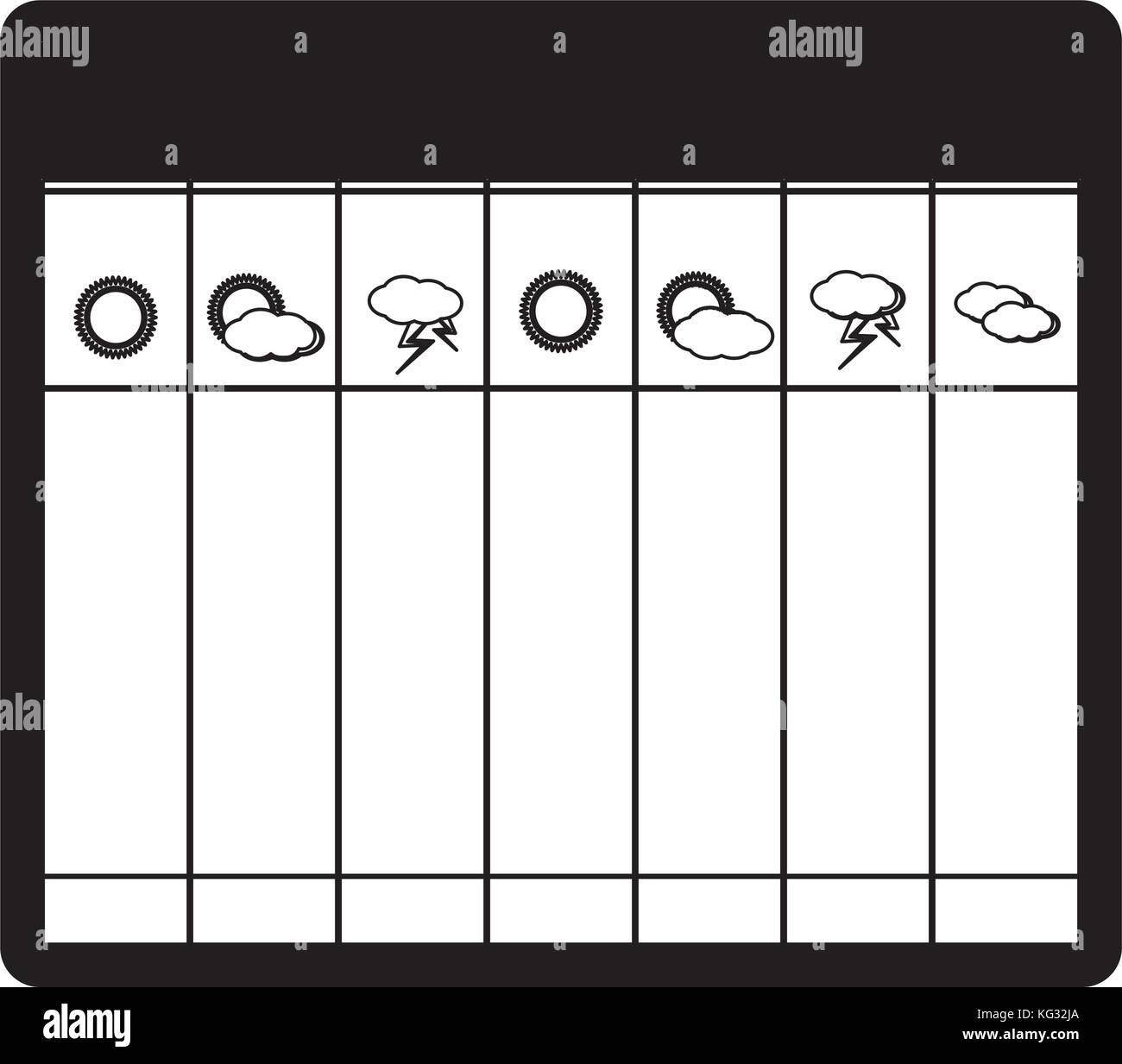 weather report vector illustration Stock Vector Image & Art - Alamy