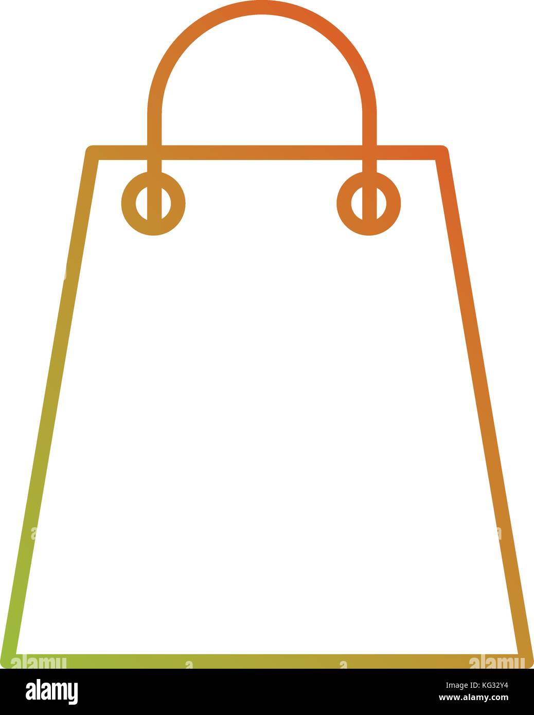 paper shopping bag commerce market digital symbol Stock Vector Image ...