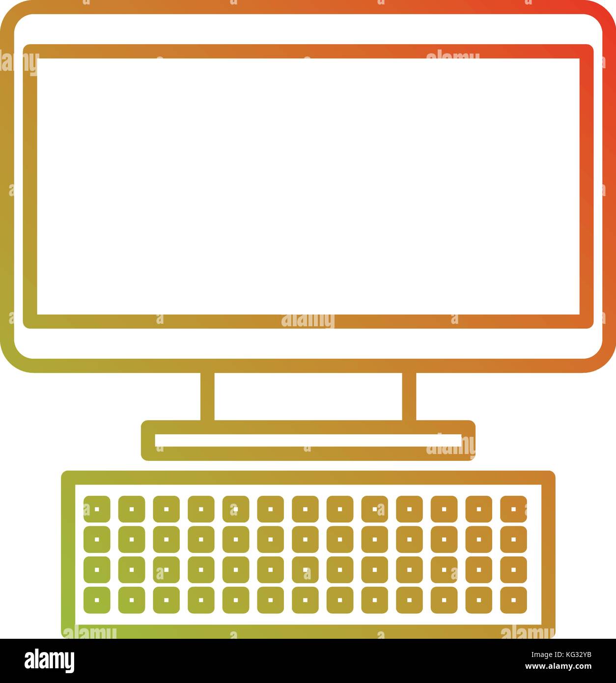 computer keyboard device technology digital Stock Vector Image & Art ...