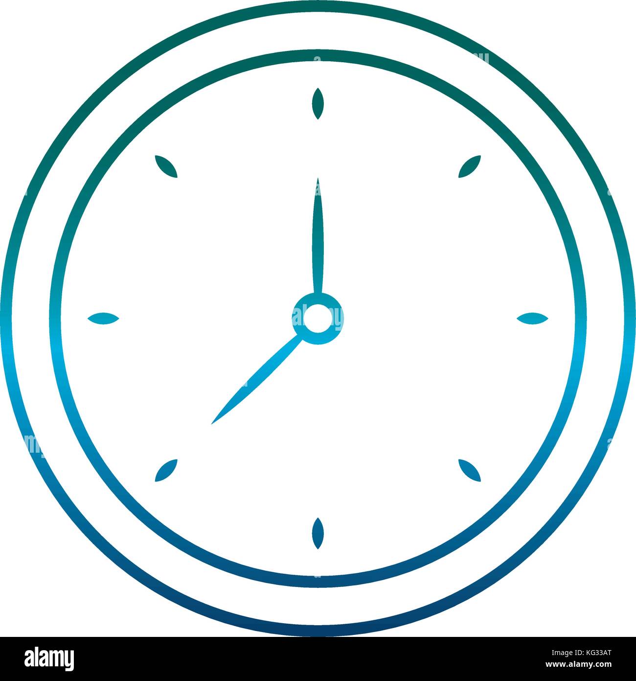clock icon image Stock Vector Image & Art - Alamy