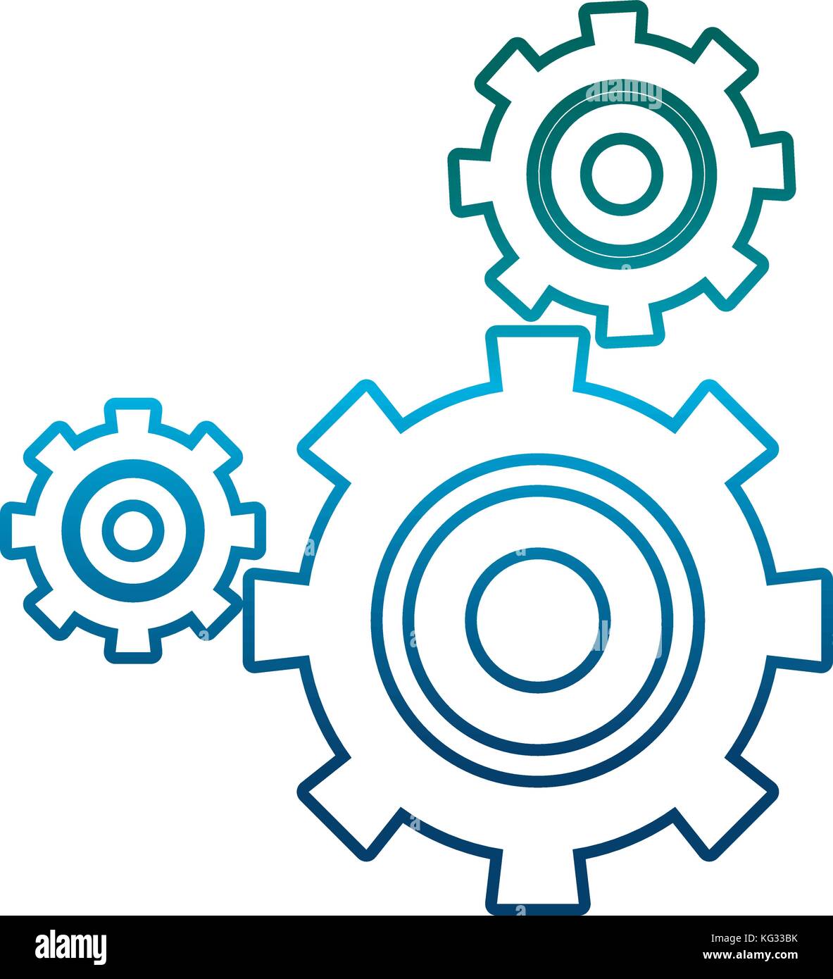 gear wheels icon Stock Vector Image & Art - Alamy
