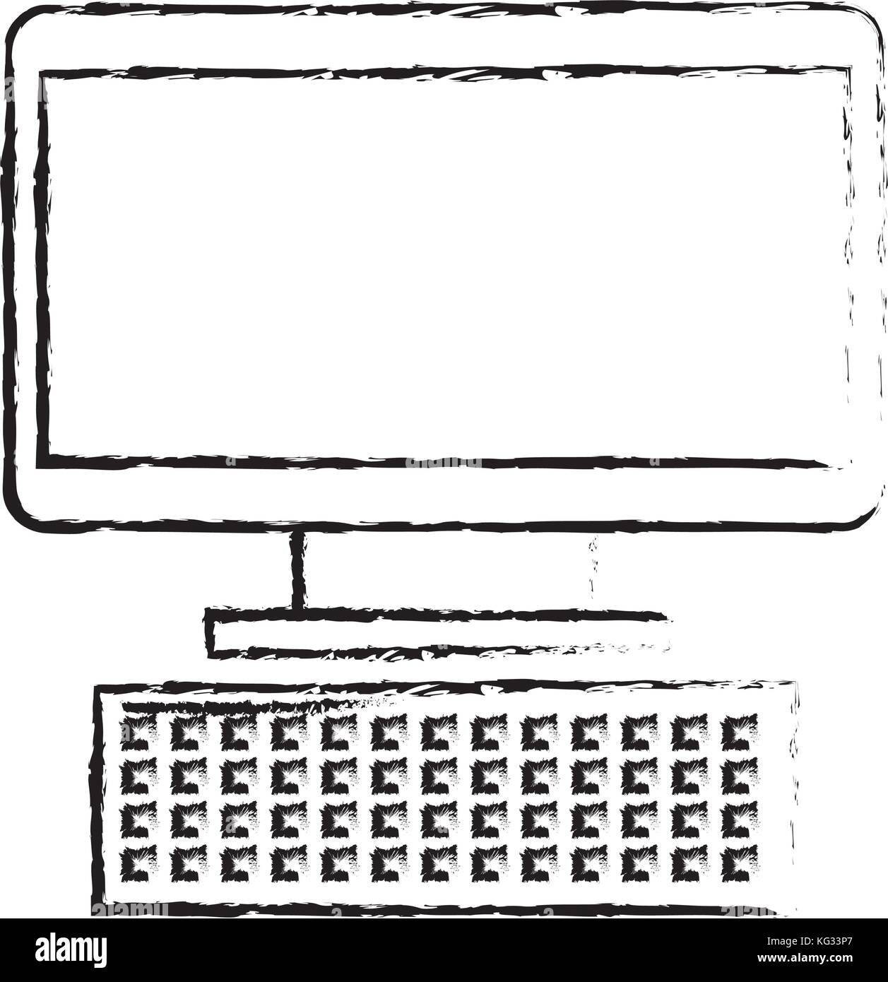 computer keyboard device technology digital Stock Vector Image & Art ...