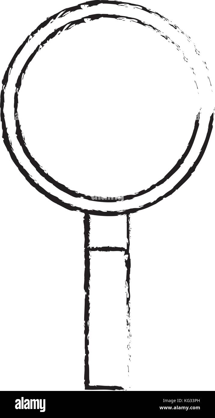 Magnifier glass money icon Black and White Stock Photos & Images - Alamy