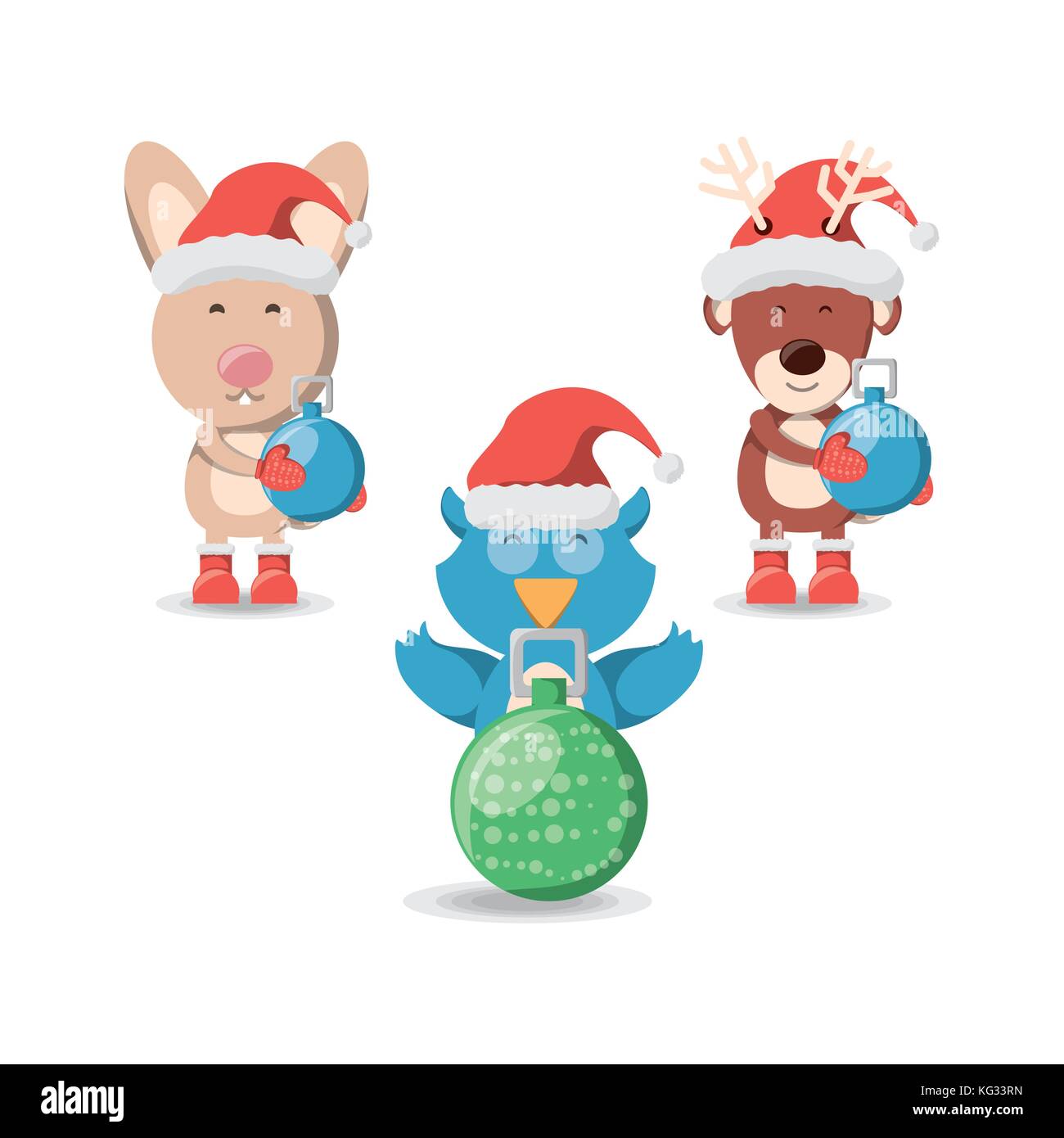 Christmas pets design Stock Vector Image & Art - Alamy