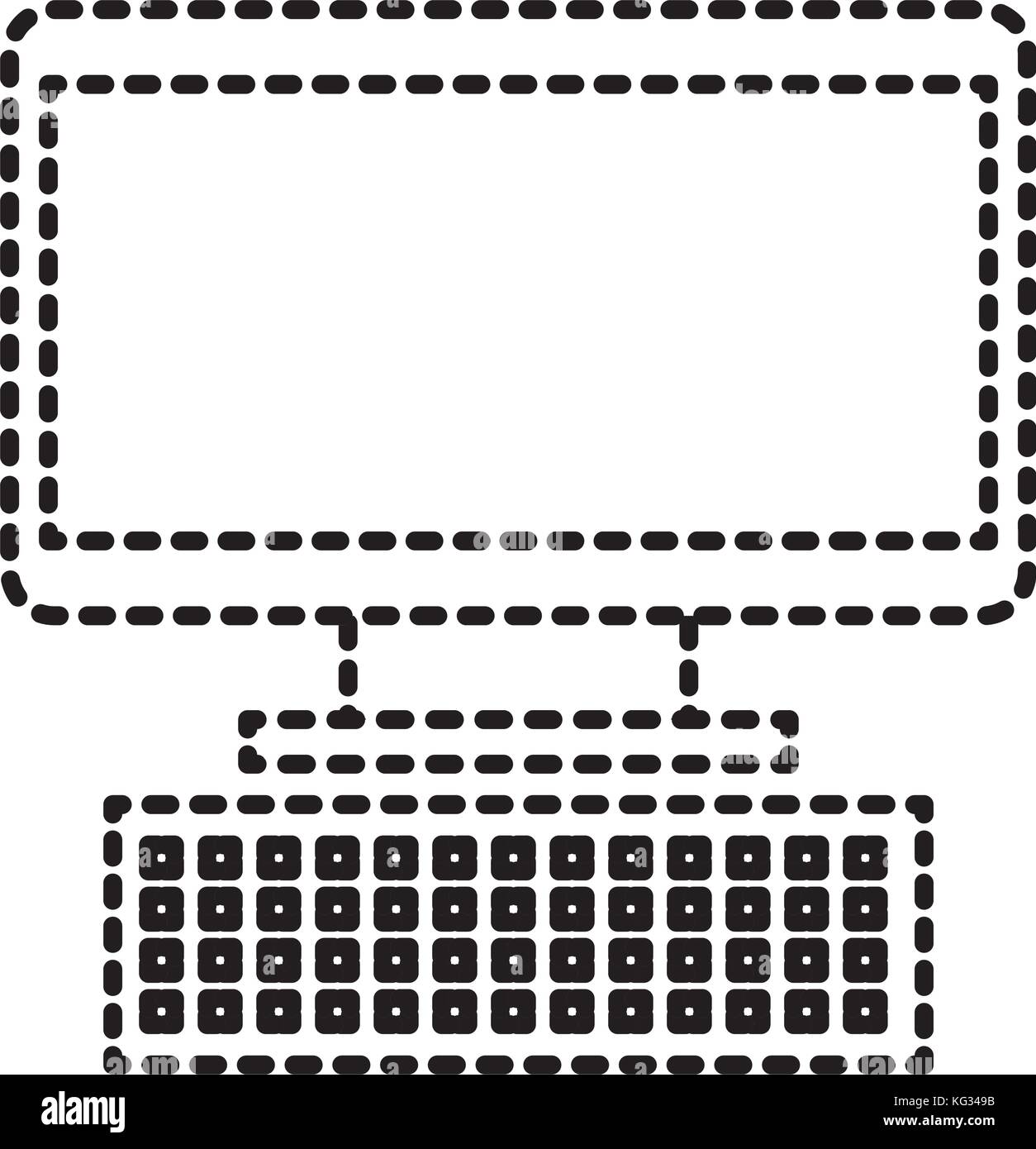 computer keyboard device technology digital Stock Vector Image & Art ...
