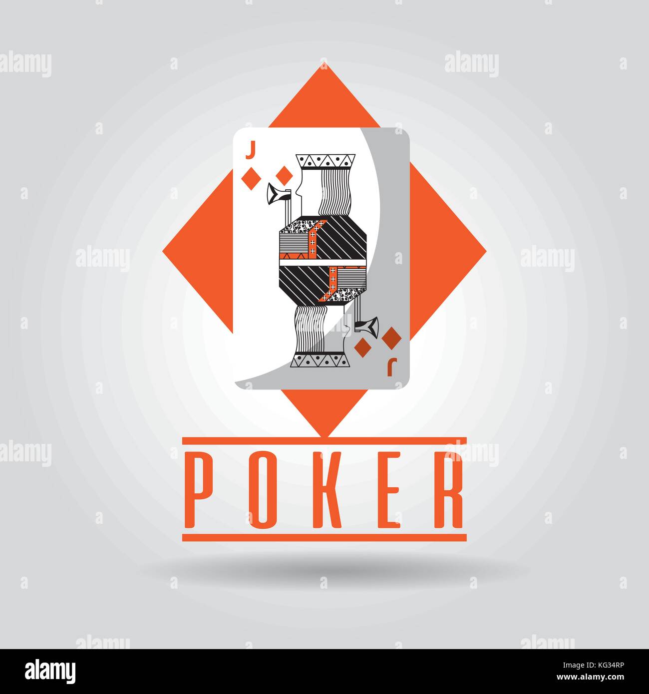 poker jack of diamonds playing card poster Stock Vector Image & Art - Alamy