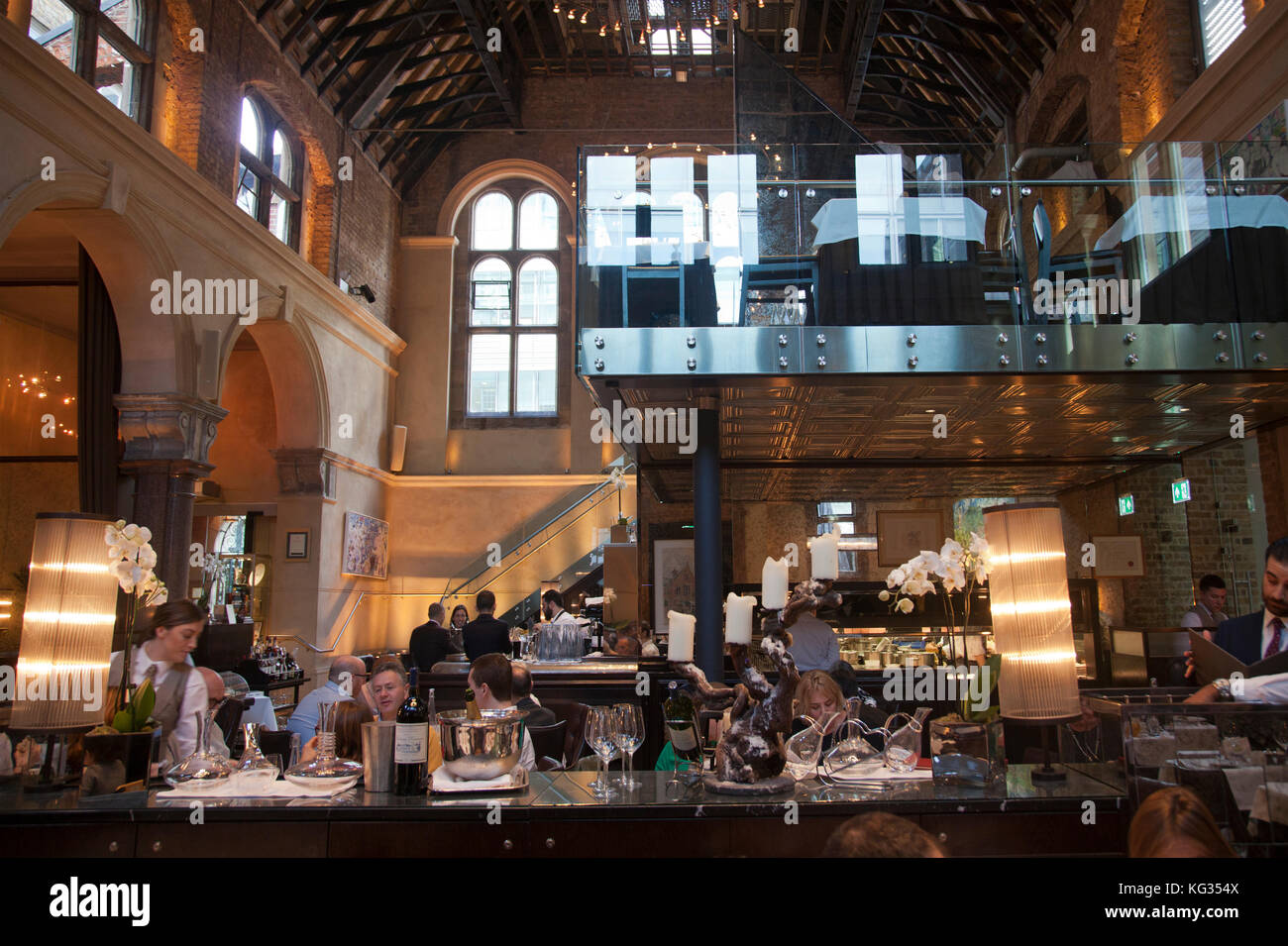 Galvin La Chapelle Restaurant in Spital Square - London E1 - UK Stock ...