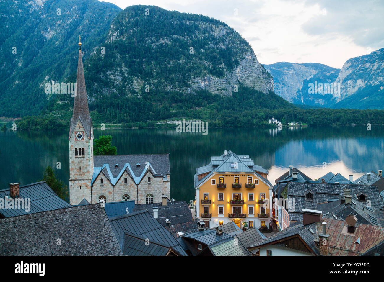 Hallstatt austria heritage hotel hi-res stock photography and images - Alamy