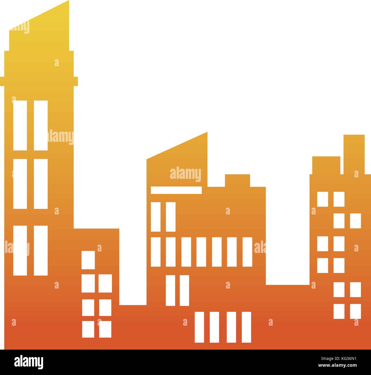 City buildings symbol Stock Vector Image & Art - Alamy