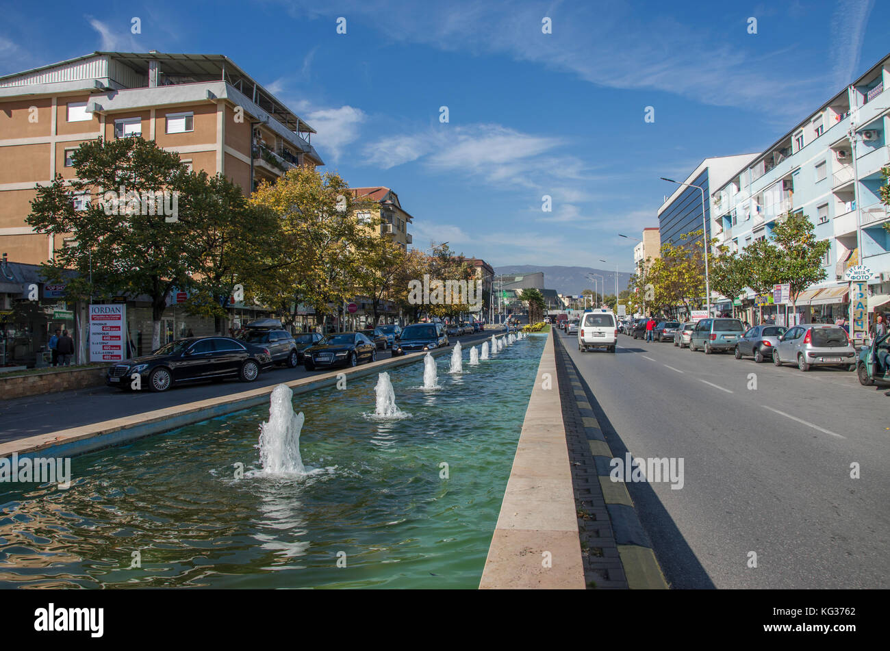 Strumica city center - Macedonia Stock Photo - Alamy