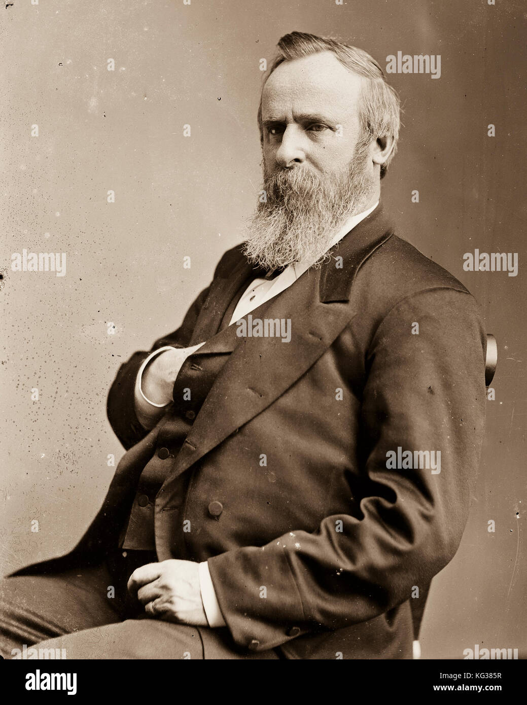 Rutherford b. hayes portrait hi-res stock photography and images - Alamy
