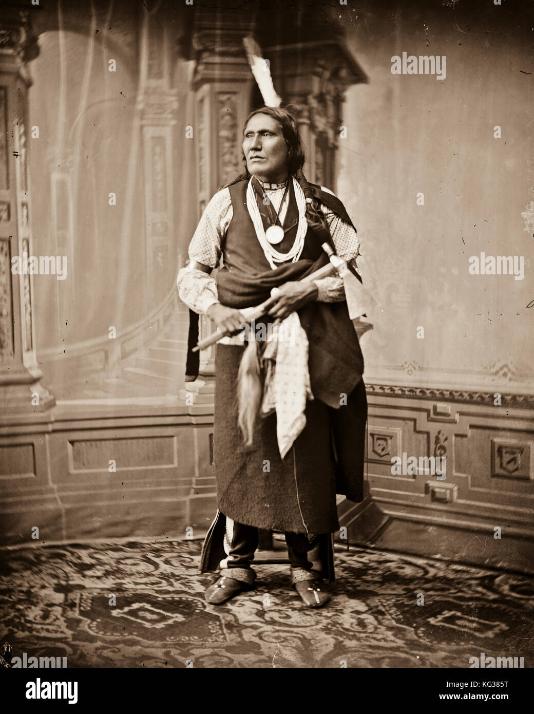 Native american reservation 1800s hi-res stock photography and images ...