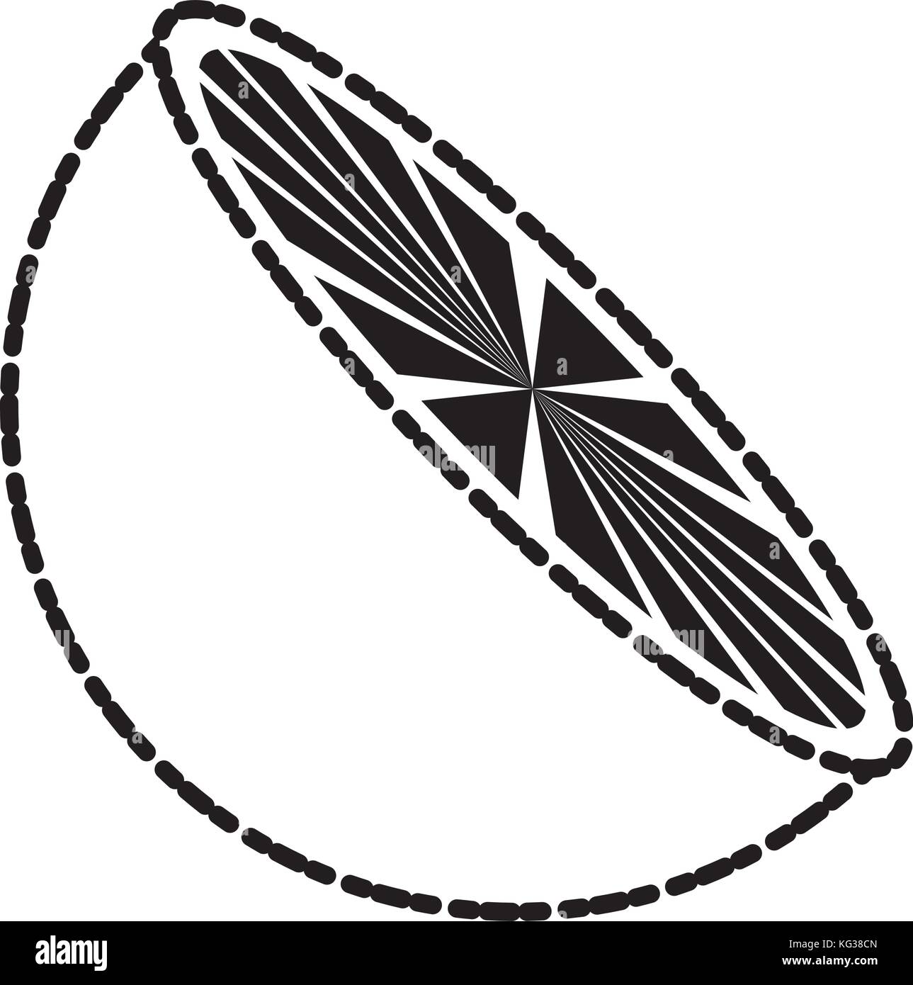 Orange half cut Stock Vector Image & Art - Alamy