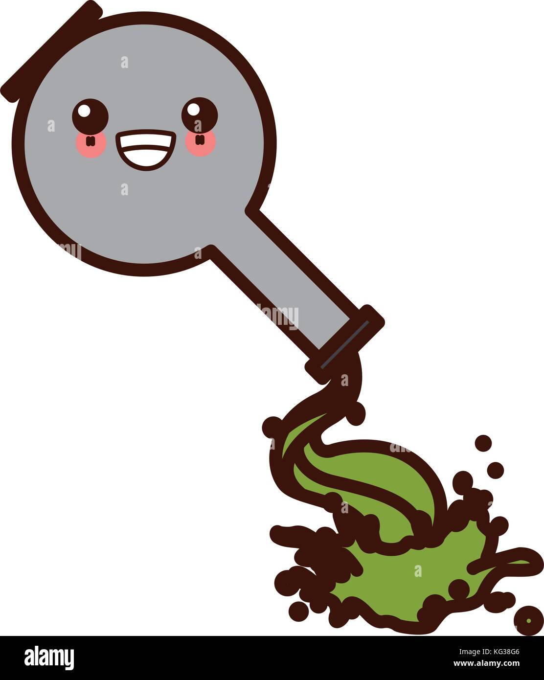 Flask chemistry kawaii cartoon hi-res stock photography and images - Alamy