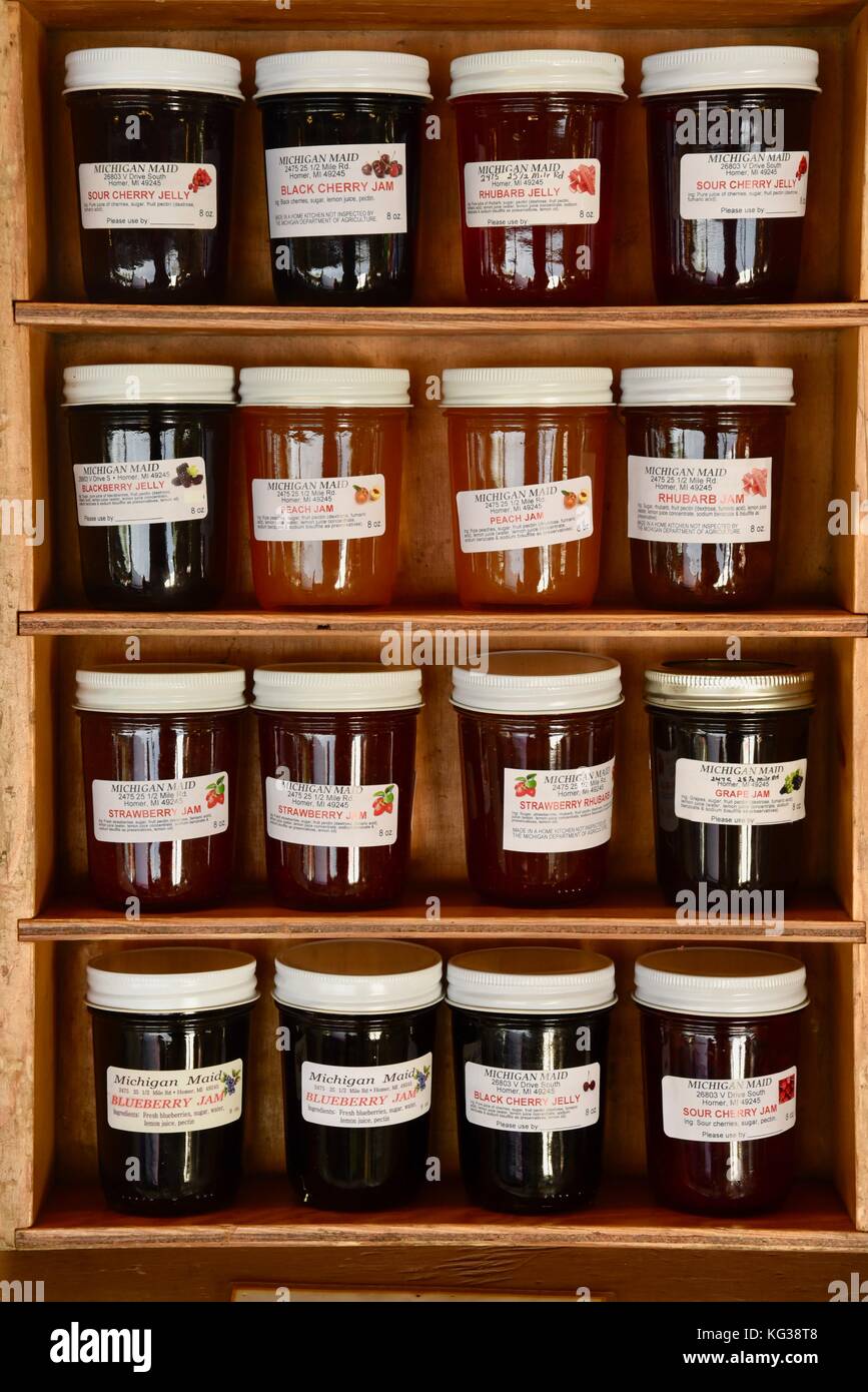 Homemade cottage food canned products sold at year round Ann Arbor ...