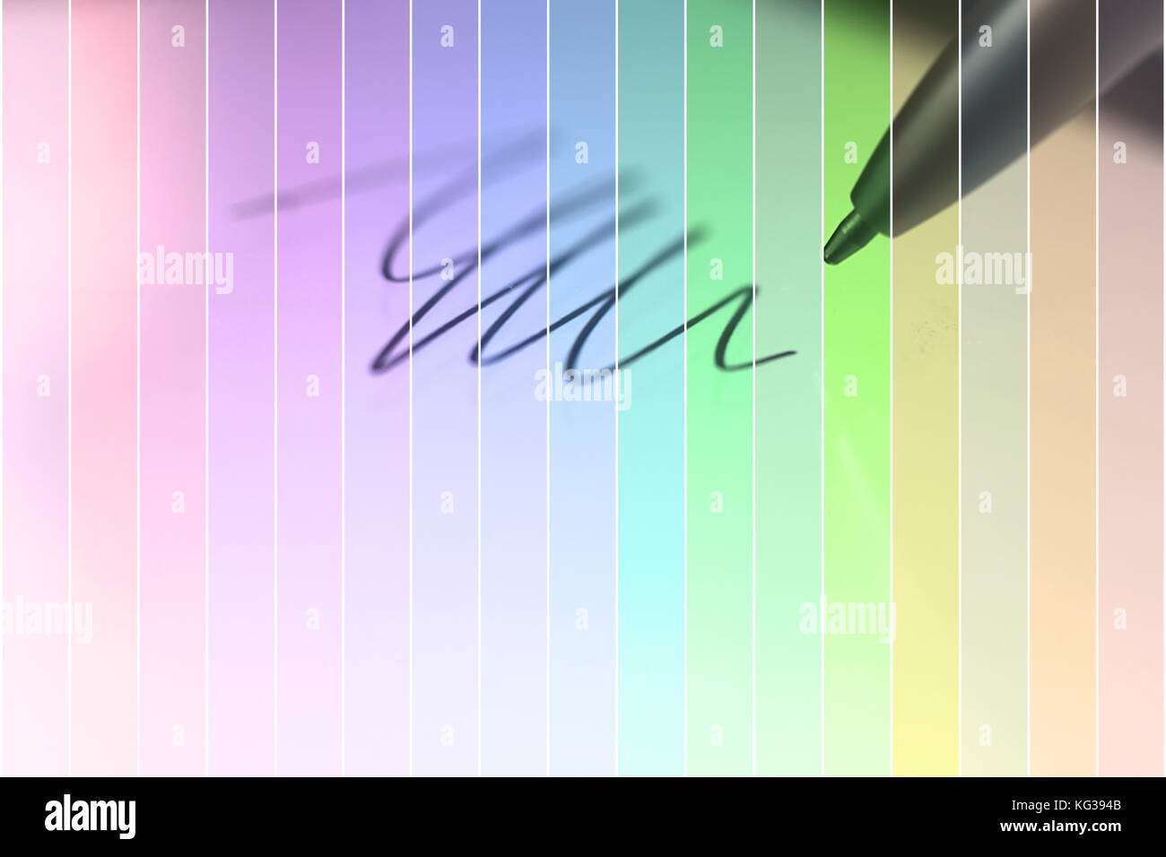 Conceptual Design. Stylus pen draw sketch on digital tablet. Closeup ...