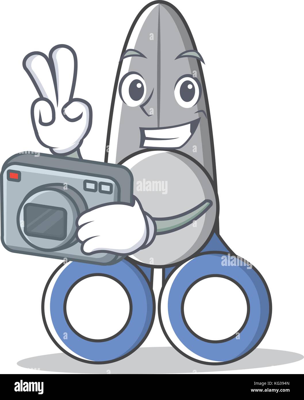 Photography scissor character cartoon style Stock Vector Image & Art ...