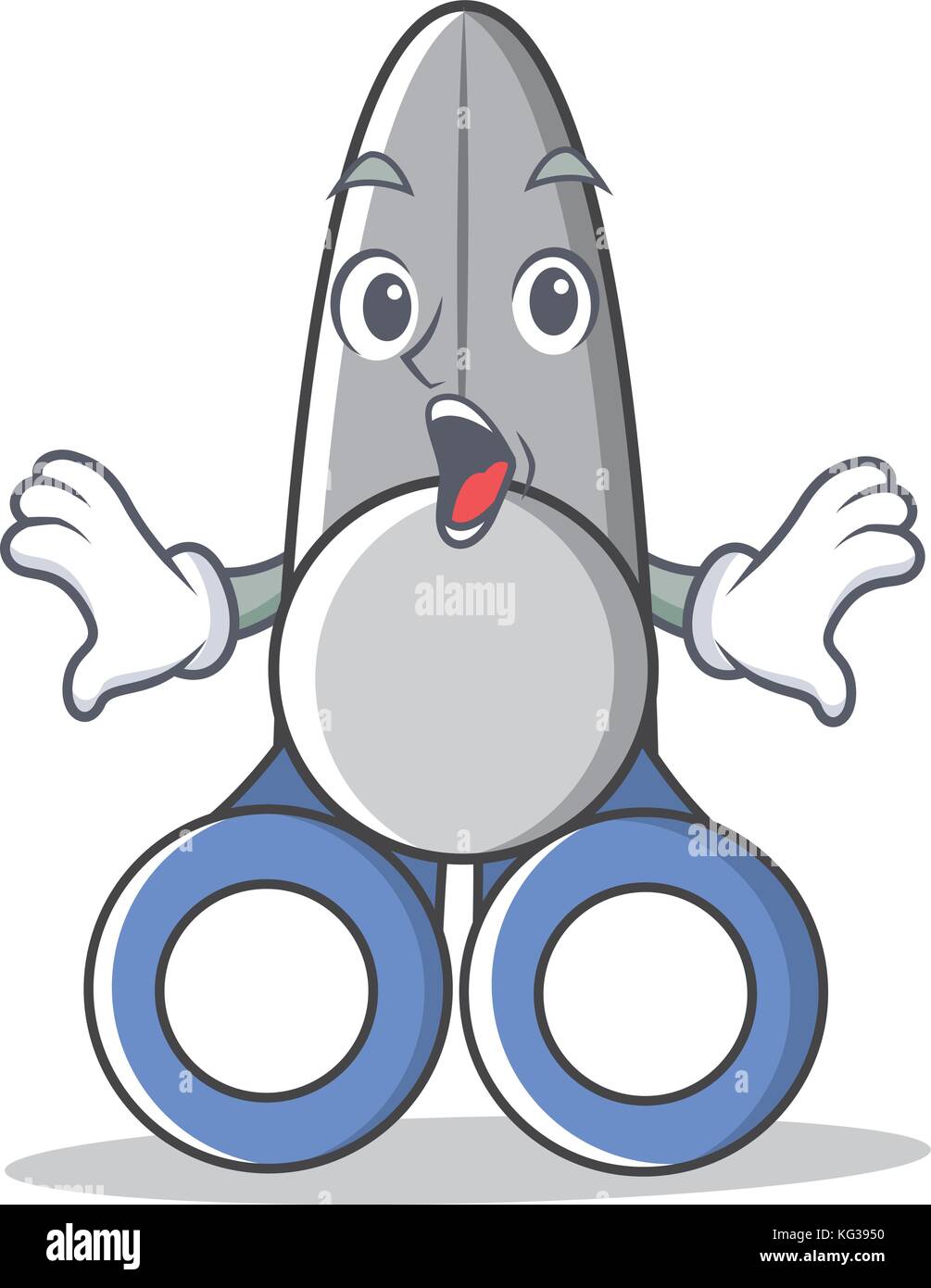 Surprised scissor character cartoon style Stock Vector Image & Art - Alamy