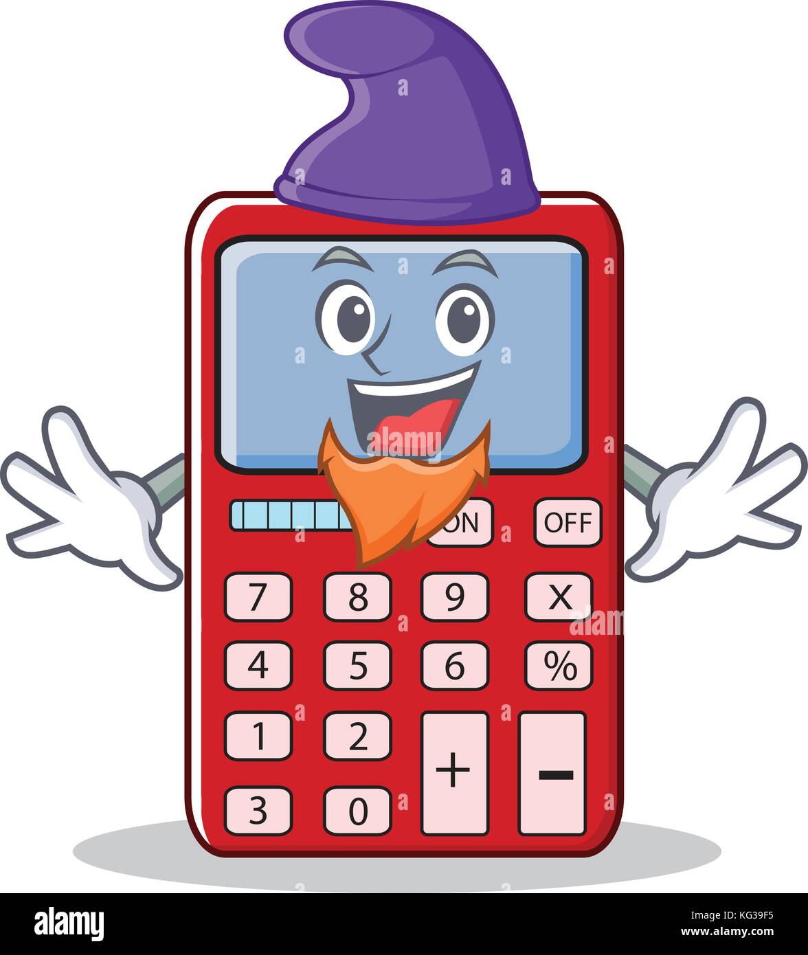 Elf cute calculator character cartoon Stock Vector Image & Art - Alamy