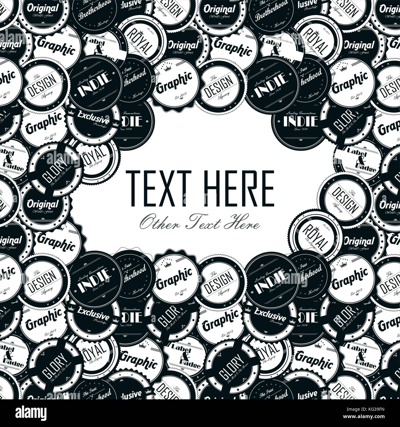 editable label sticker vector graphic art design illustration Stock ...