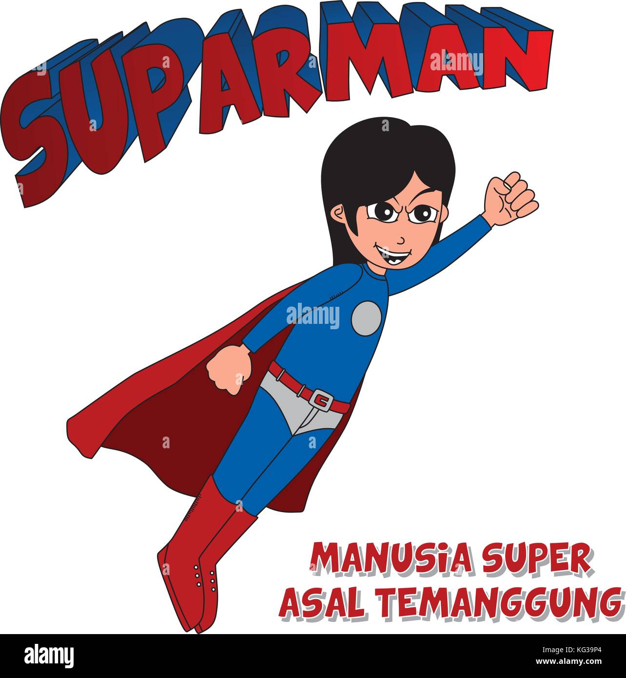 editable superhero cartoon vector graphic art design illustration Stock ...