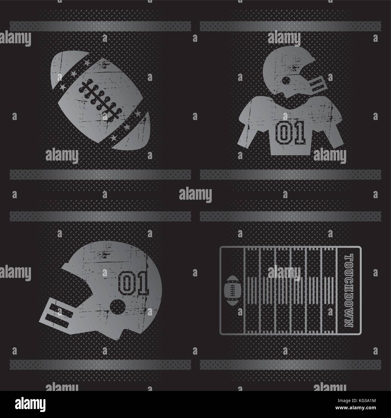 american football theme vector graphic art design illustration Stock ...