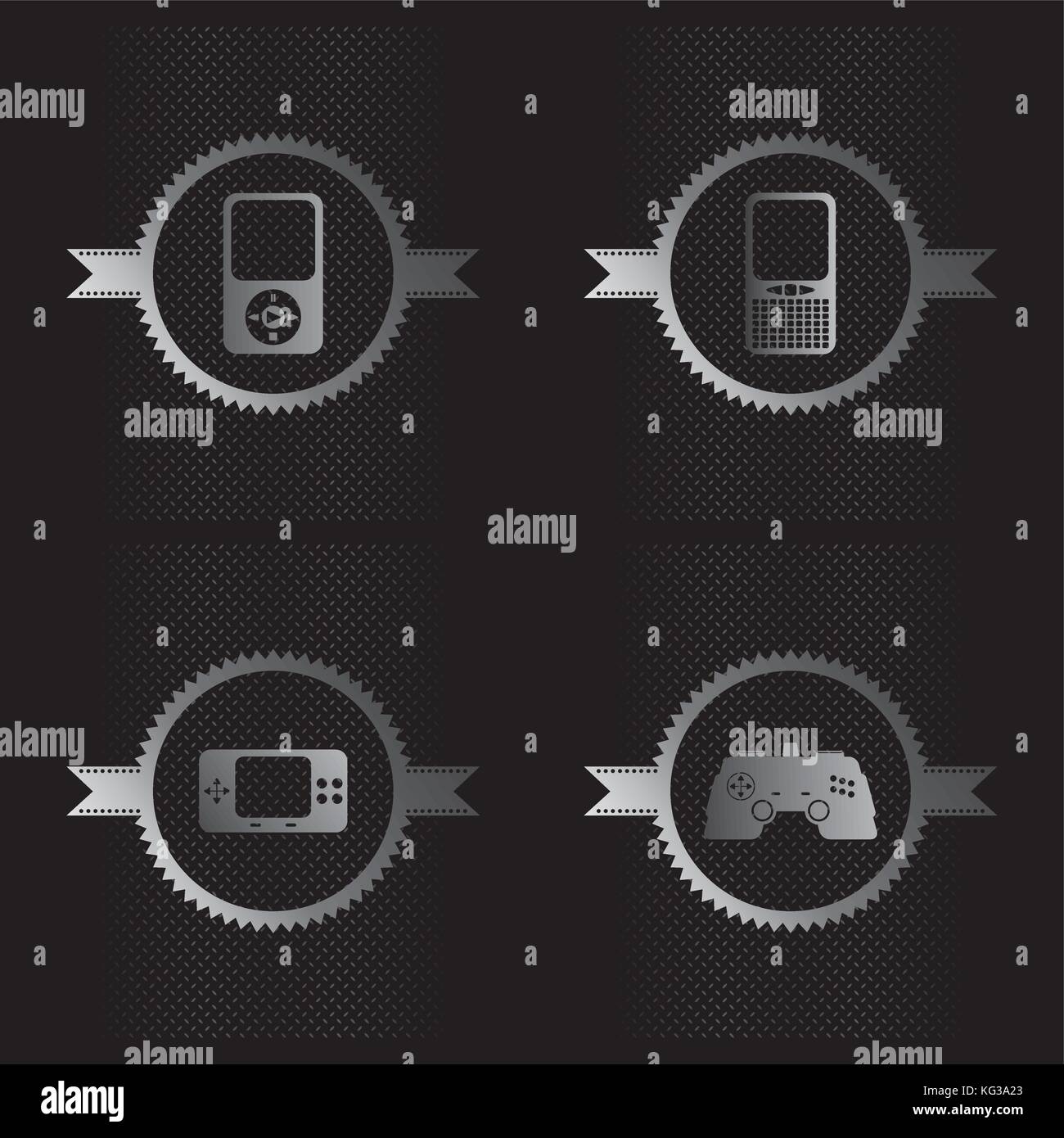 editable game console theme vector graphic art design illustration ...